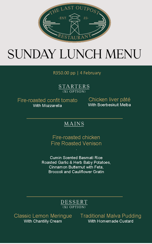 The Last Outpost Restaurant - Oryx Boutique Hotel | North West Province ...